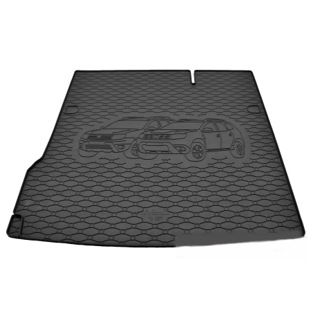 Rubber mat boot liner RKK GKK for Dacia Duster II 2WD 4x2 from 2018 ...