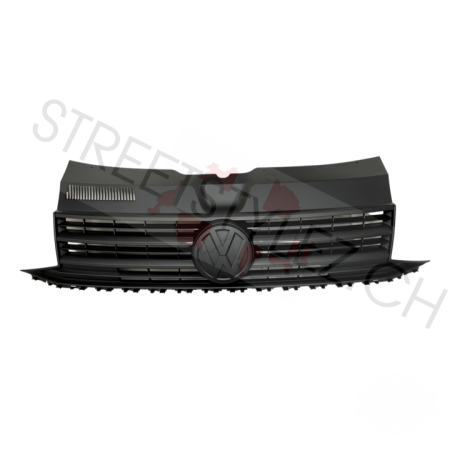 Volkswagen T6 front grill black matt VW logo - StreetStylez.ch - Your ...