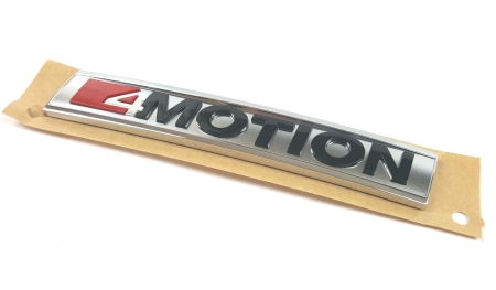 VW 4Motion Schriftzug / Emblem Heckklappe chrom schwarz - StreetStylez ...