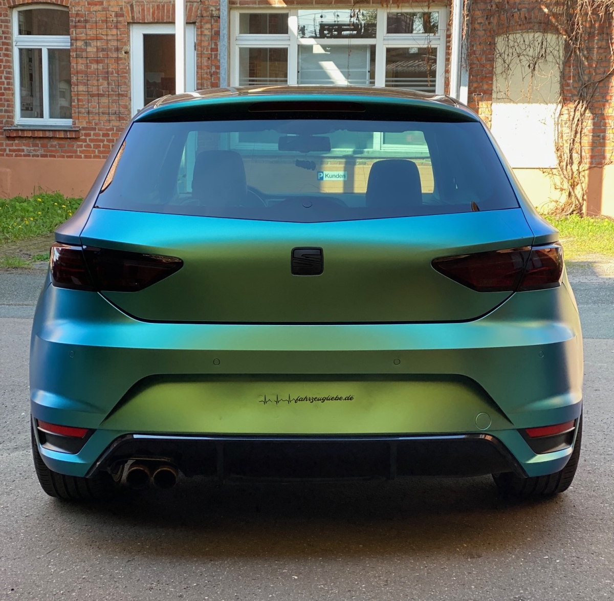 Full LED upgrade design taillights for Seat Leon 5F 12-16 black/smoked ...