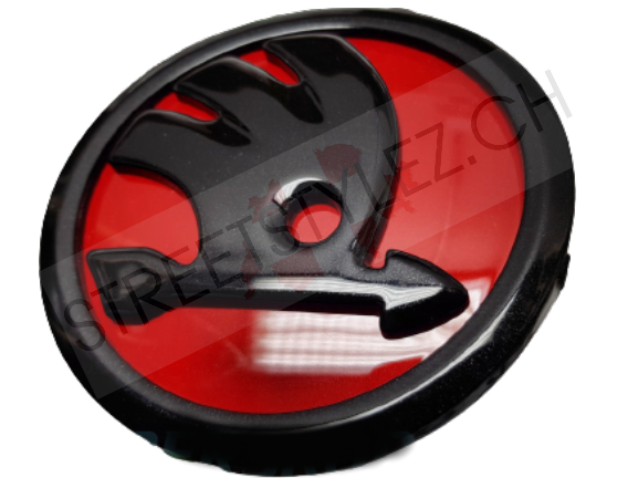 SKODA Scala Front Logo / Emblem - Two Tone Original Colors ...