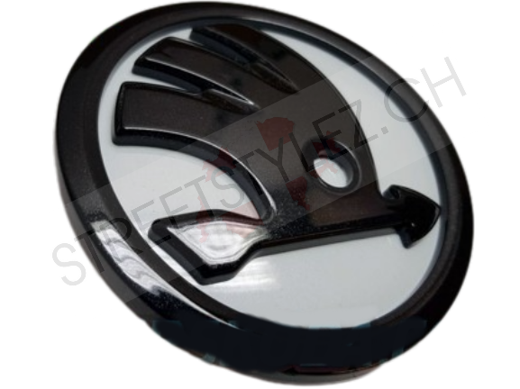 SKODA Scala Front Logo / Emblem - Two Tone Original Colors ...