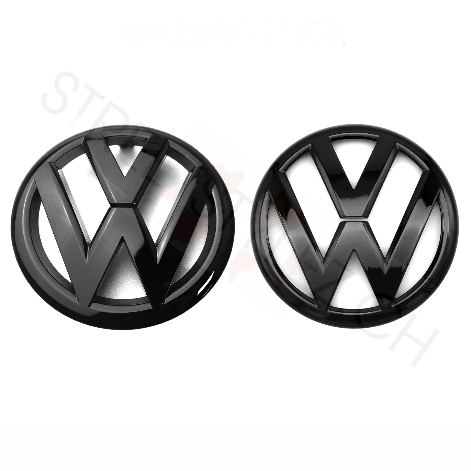 VW New Passat Emblem SET Black Edition - StreetStylez.ch - Dein Experte ...