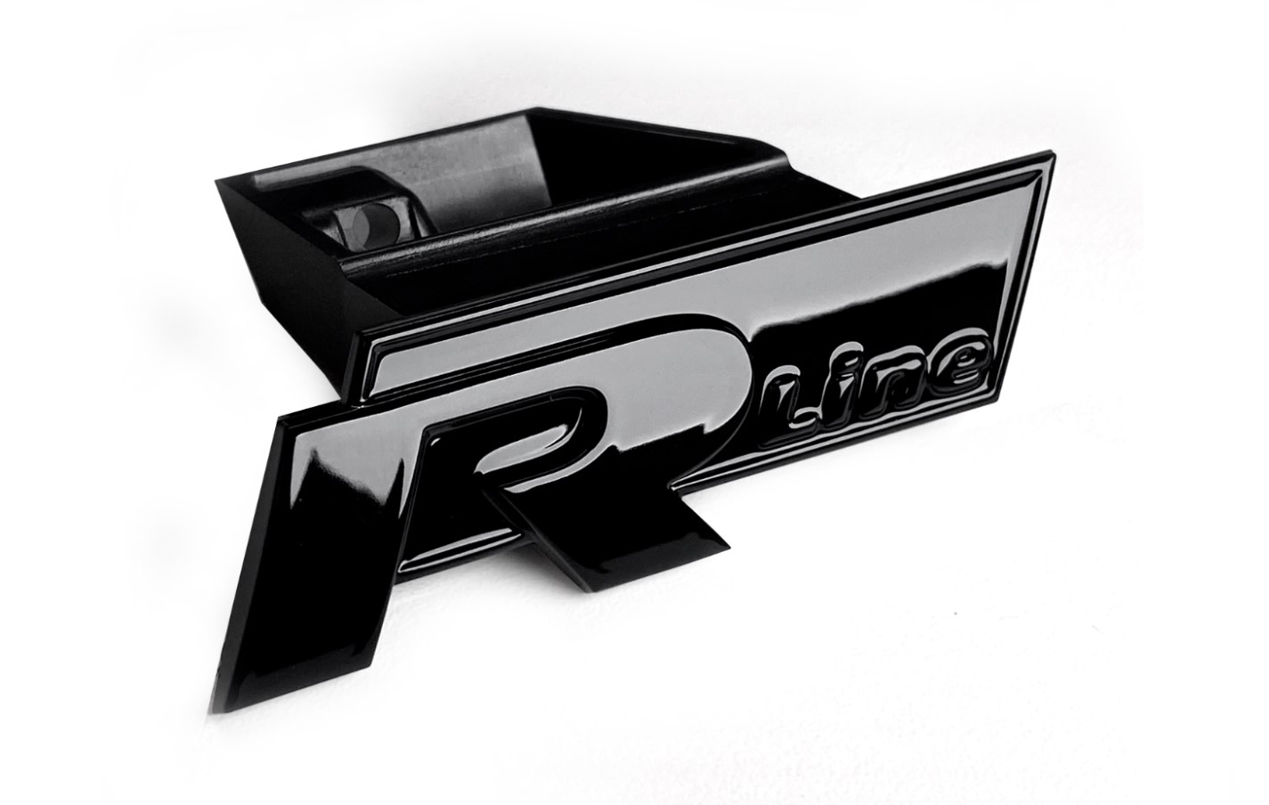 VW Golf 7 (5G) Facelift R-Line Emblem Kühlergrill BLACK - StreetStylez ...